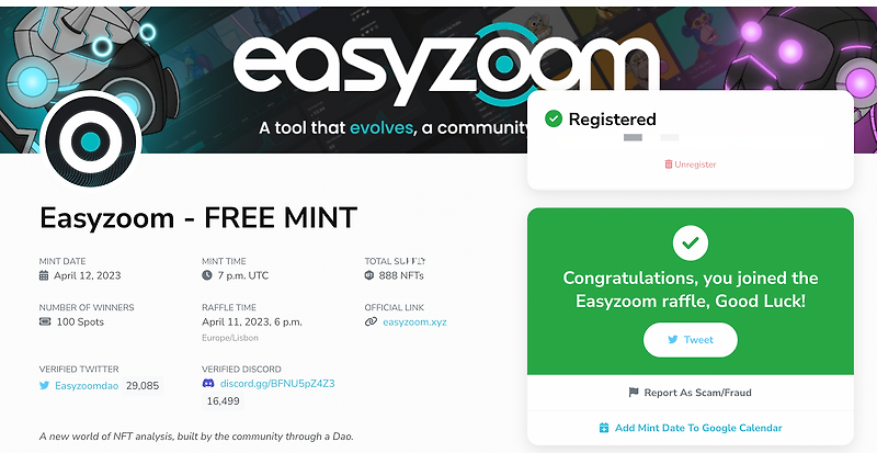 Easyzoom [ FREE MINT ]