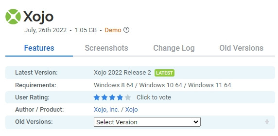 Xojo 무료 다운로드