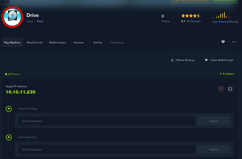 [HackThebox] drive write-up