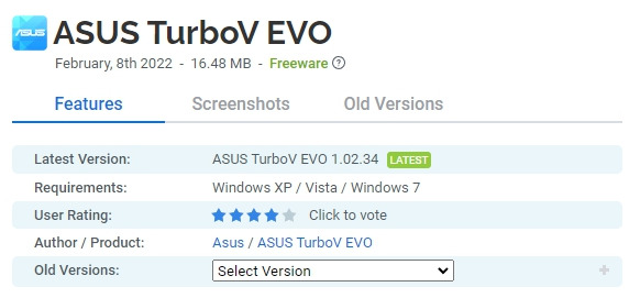 ASUS TurboV EVO 무료 다운로드