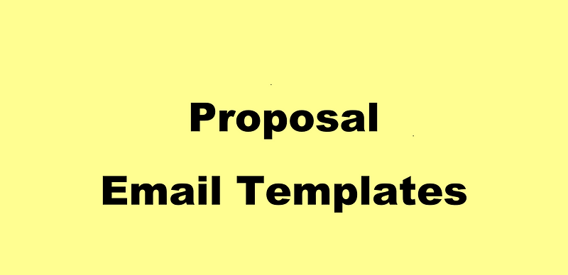 비즈니스 이메일) 5 Proposal Email Templates for Effective Business ...