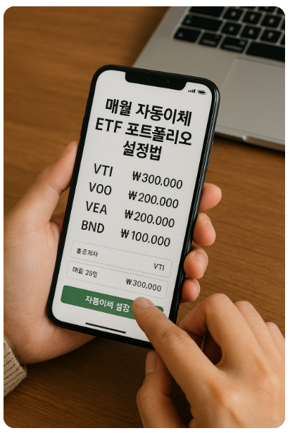 40대를 위한, 매월 자동이체 ETF 포트폴리오 설정법