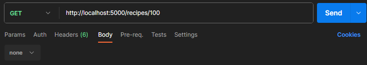 [Restful API] 만든 Rest API에서 DB 테이블에 없는 데이터를 select 했을 때 결과와 해결방법