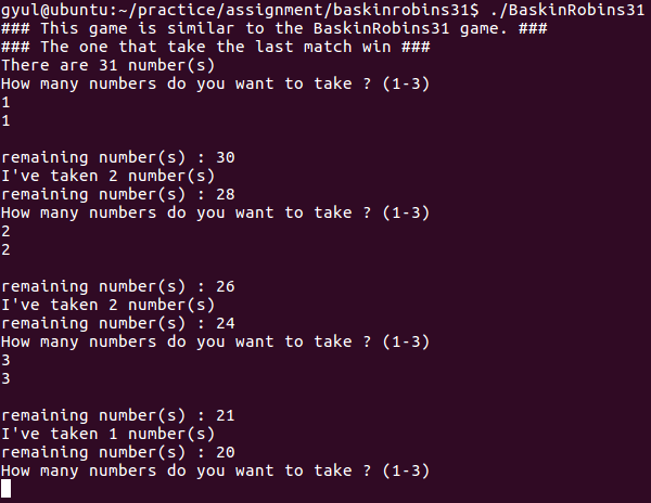 Gyul | BaskinRobins31 풀이
