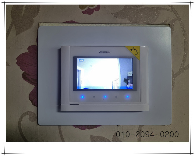 코맥스인터폰교체 /서울 금천구 독산동 월드힐아파트 코멕스비디오폰CAV-77M교체설치입니다