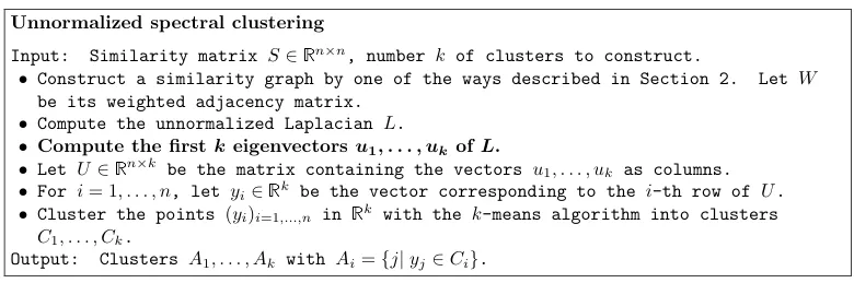 [paper review] A Tutorial on Spectral Clustering (2) - 스펙트럼 클러스터링