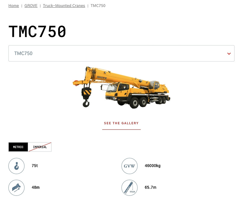 [매뉴얼] Grove TMC 750 75t Flyer v2025 :: 건설장비 사고사례 및 법규