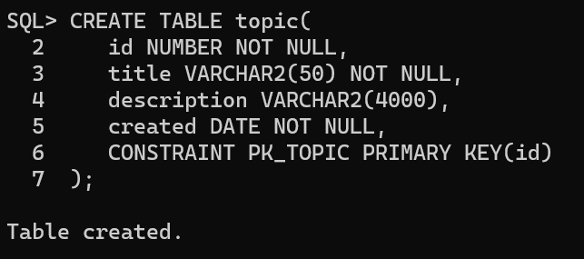 Oracle SQL - 7 (PK, Primary Key)