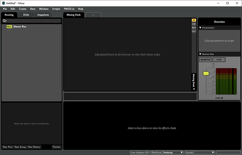 FMOD Studio User Manual - 2.9 Routing and Mixing