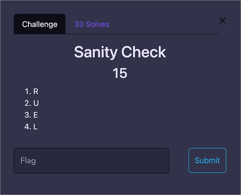 [T3N4CI0US CTF] MISC - Sanity Check Write Up