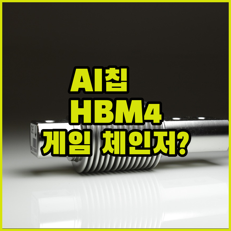 AI칩 성능 UP! HBM4 표준, 게임 체인저 될까?