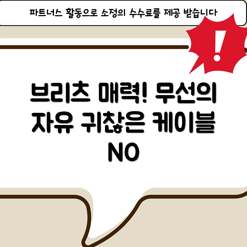 믿을 수 없는 브리츠 BZ-V99 무선의 매력!