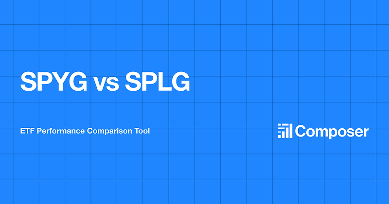 [미국 ETF] SPYG와 SPLG ETF 비교 분석