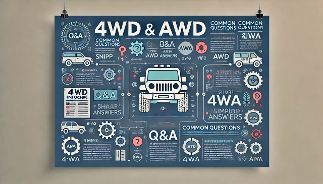 4WD와 AWD의 뜻과 차이 장단점에서 유리한 시스템은?