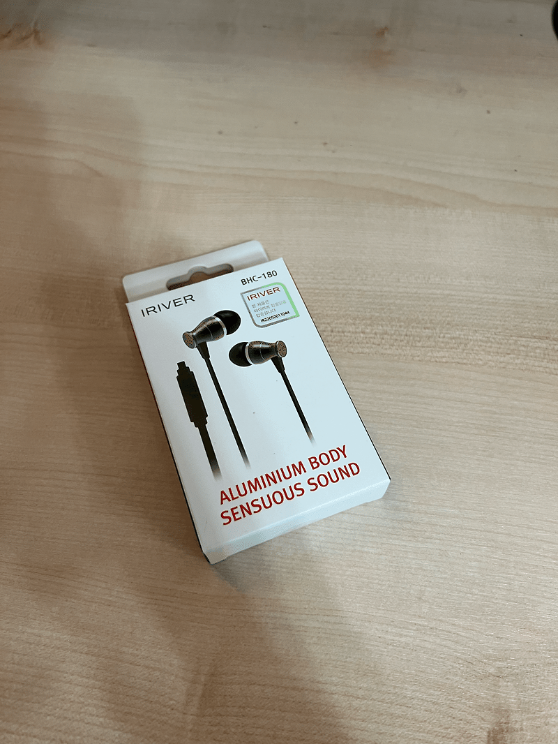 [저가 유선 이어폰 후기] 아이리버 이어폰 BHC-180 가격대비 쓸만할까