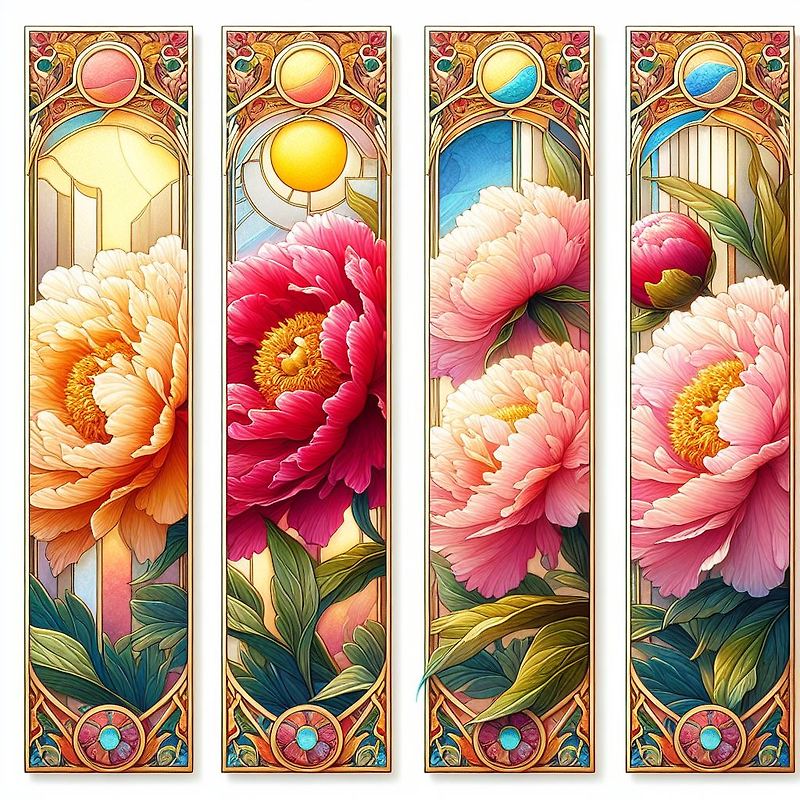 Bookmark Botanical Artwork : Bing Image Creator Prompt Advice