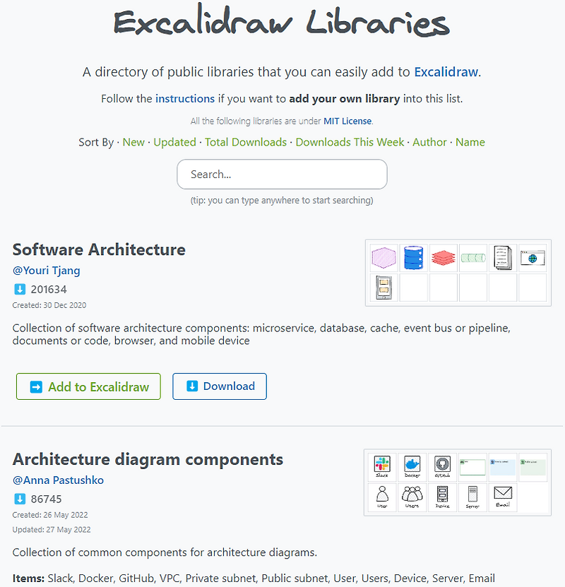 [Tool] Excalidraw 사용법: 깔끔하고 멋진 다이어그램 툴 추천