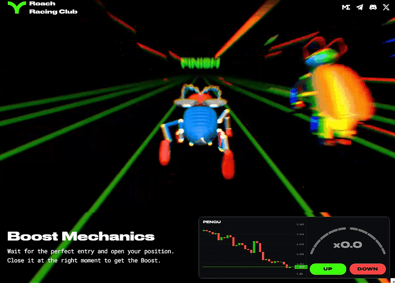 앱스트랙트 Roach Racing Club: 트레이딩 단타로 레이싱하는 게임