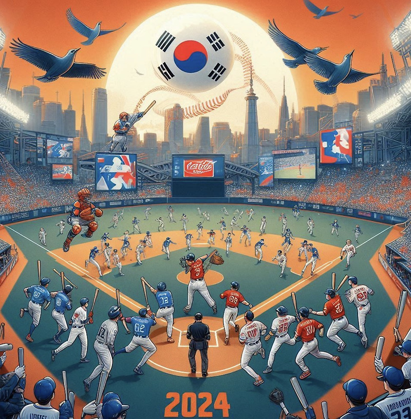 2024년 KBO 한국 프로야구 팀당 경기수 (144게임)