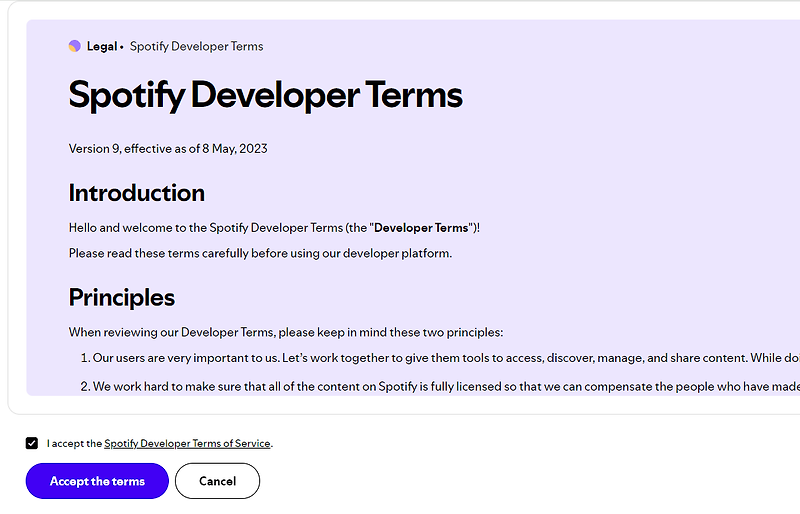 [Flutter] spotify api 사용하기 (1)Create an App