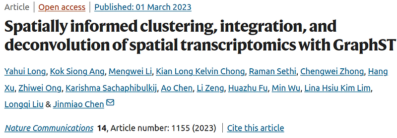 [논문 초록 읽기 3] Spatially informed clustering, integration, and deconvolution of spatial ...