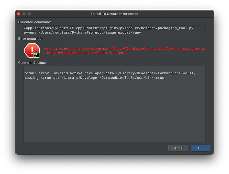 맥 Xcrun Error Invalid Active Developer Path Librarydeveloper 