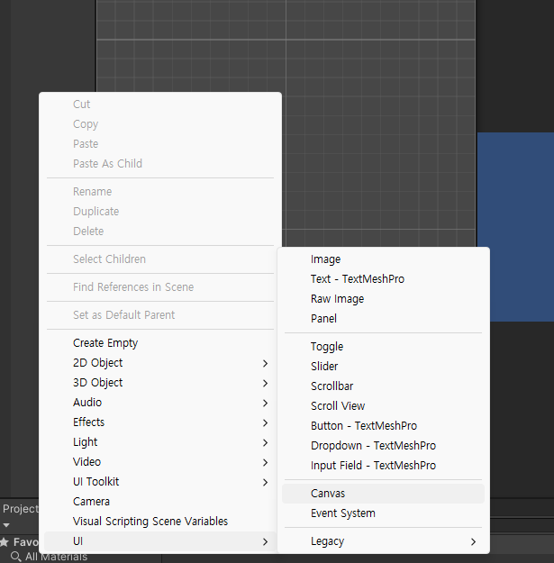 Unity2D #19 UI Canvas 이용하기