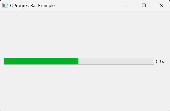 PyQt5 QProgressBar의 속성과 사용법