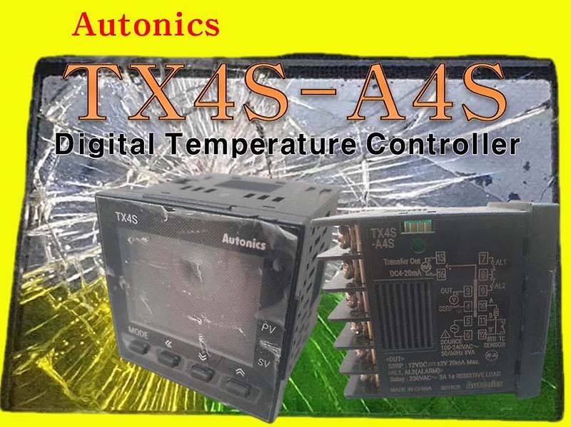 디지탈 온도조절기 A4S 액정파손 TX4S Series 오토닉스 Digital Temperature Controller Autonics TX4S-A4S