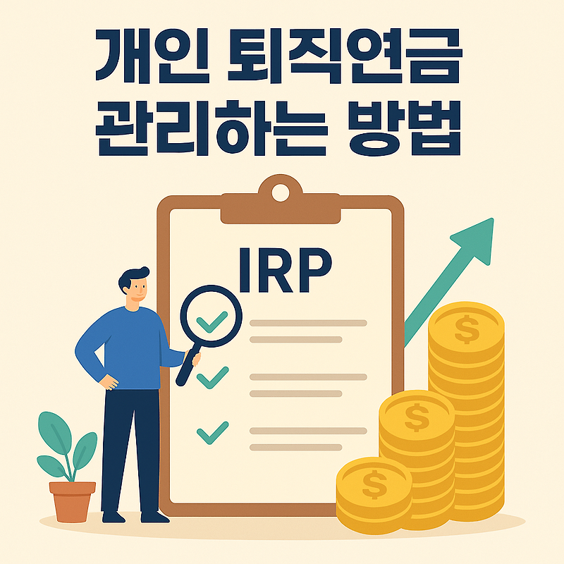 "개인 퇴직연금(IRP) 이렇게만 관리하면 노후 걱정 끝! IRP 실속 가이드"