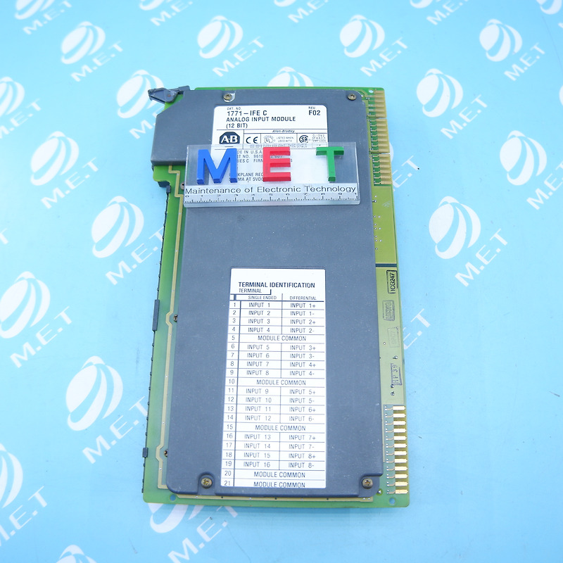 1771-IFE C REV.F02 96188672 B01 [PLC] ALLEN-BRADLEY ANALOG INPUT MODULE ...