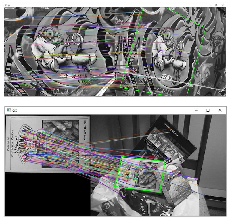 [OpenCV] 특징점 검출과 매칭 — Visionery