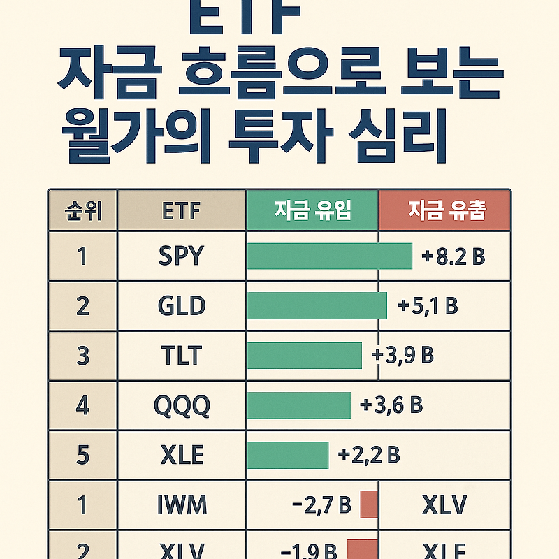 ETF 자금 흐름으로 보는 월가의 투자 심리