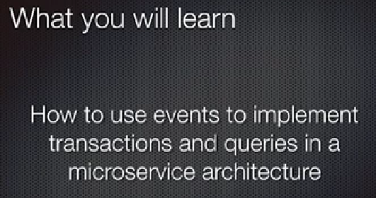 Solving distributed data problems in a microservice architecture
