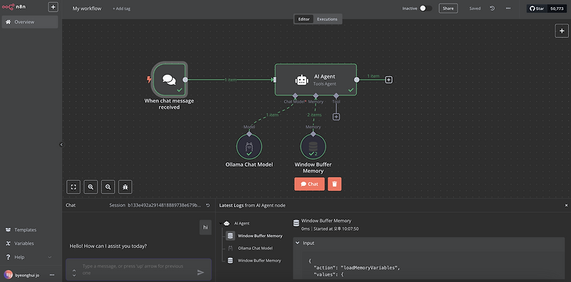 n8n with Ollama llama 3.1