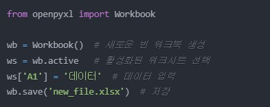 openpyxl에서 Workbook과 load_workbook 사용법 정리 — 철인31호