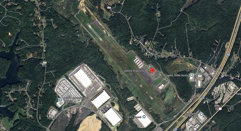 Stafford Regional Airport in Washington DC in USA