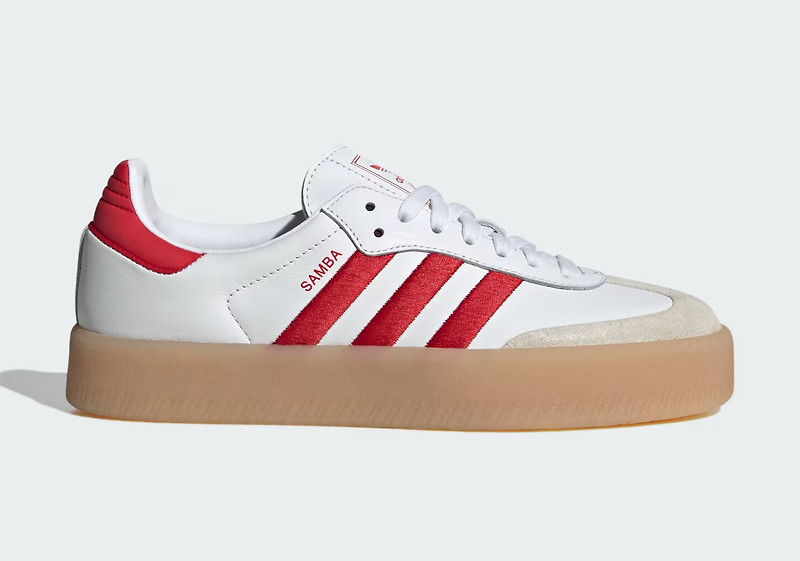 [아디다스] 삼바 "화이트/레드" 오피셜 이미지 공개 및 발매예정 - ADIDAS SAMBA "White/Red" ID0438 ...