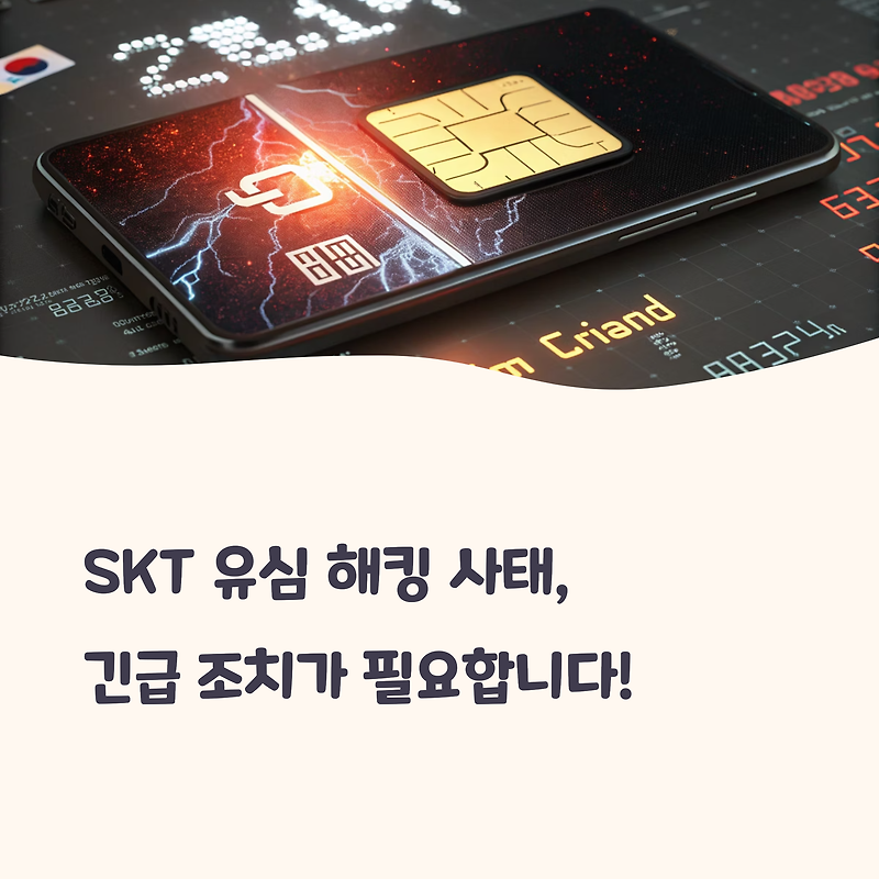 📱 SKT 유심 해킹 사태, 2500만명 대란에 통신사 '특단의 조치'… KT·LGU+ 유심 지원 받는다