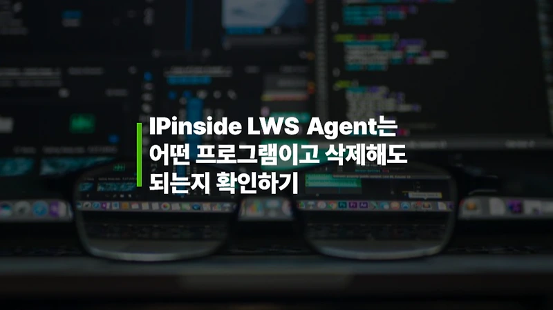 IPinside LWS Agent는 어떤 프로그램이고 삭제해도 되는지 확인하기