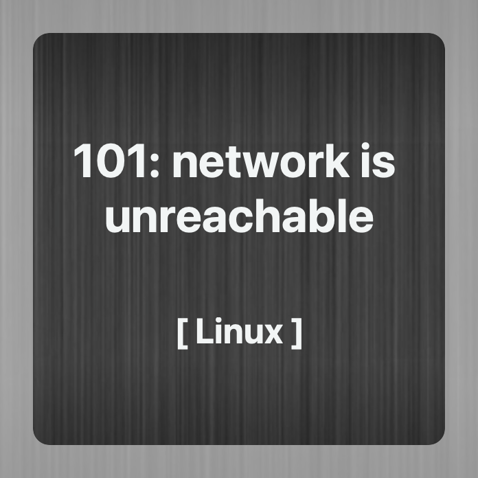 [EC2] 101: network is unreachable - apt update 에러 해결
