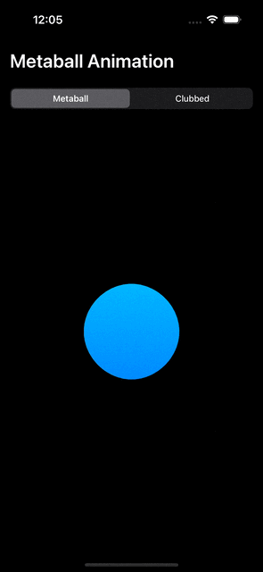 SwiftUI Metaball Animation - Kavsoft (iOS 인터렉티브 애니메이션)