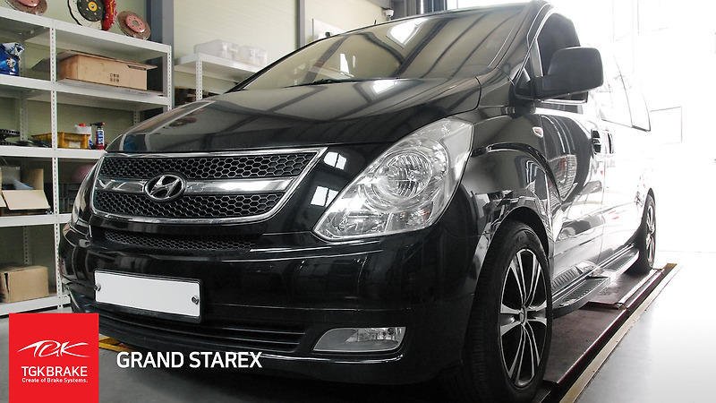 [현대 그랜드스타렉스] 4P브레이크 튜닝 후 제동 밀림 / 펠라 4P 신형 - 김해브레이크튜닝전문샵 :: TGK 브레이크