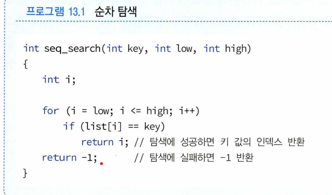 [자료구조] ch13. 탐색