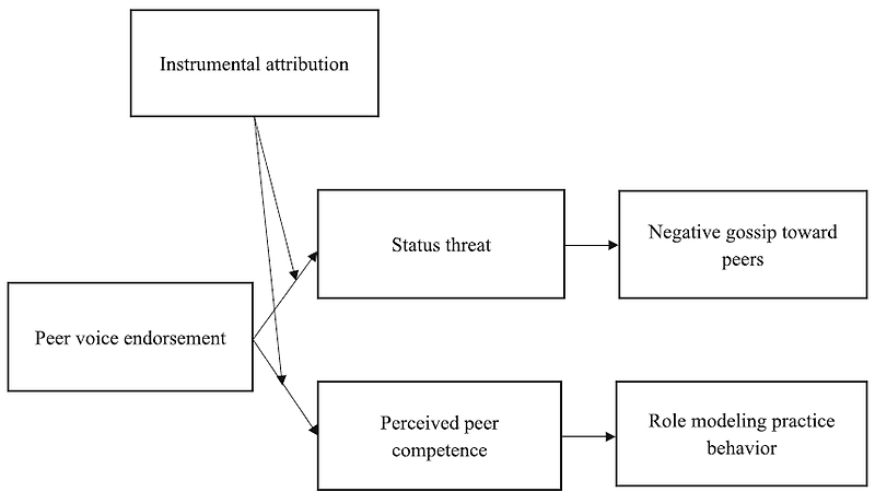 논문 18. A dual‐path model of observers' responses to peer voice ...