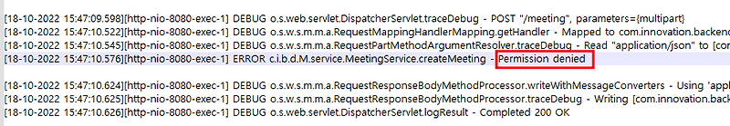 [Solved][Ubuntu] ERROR c.i.b.d.M.service.Service.'...' - Permission denied & java.base/java.io ...