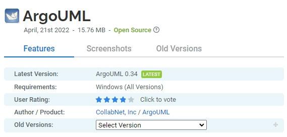 ArgoUML 무료 다운로드