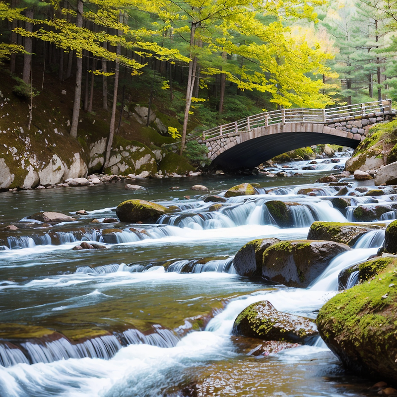 문경생태미로공원 - Mungyeong Saejae Provincial Park 오픈 세트, 생태 미로 파크, Bongmyeongsan Rock Bridge