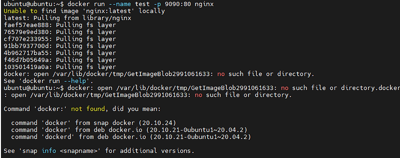 [트러블슈팅] [Docker] no such file or directory. 오류 해결