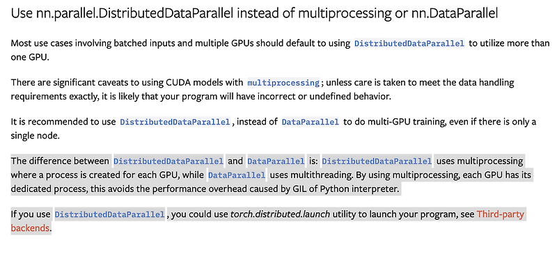 [pytorch] DistributedDataParallel vs DataParallel 차이
